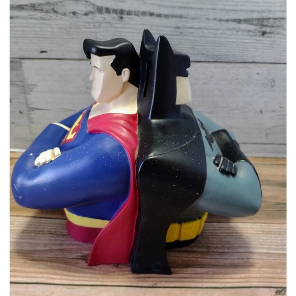 DC Comics | Toys | 999 Dc Comics Batman Superman Piggy Coin Bank Rare ...